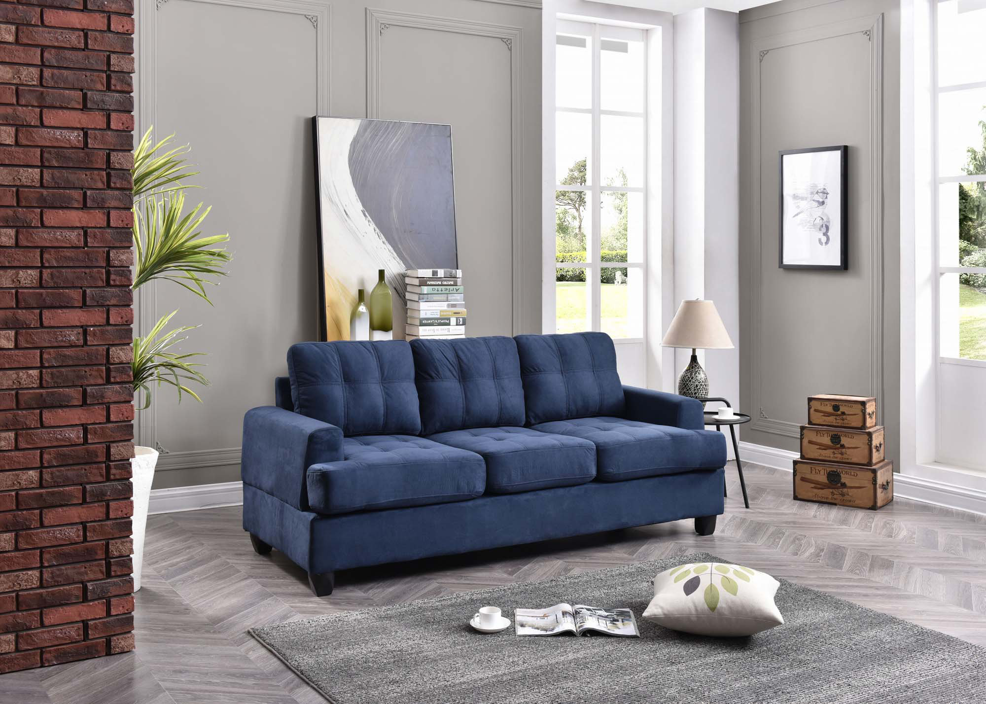 Latitude Run® 79" Microfiber Sofa | Wayfair