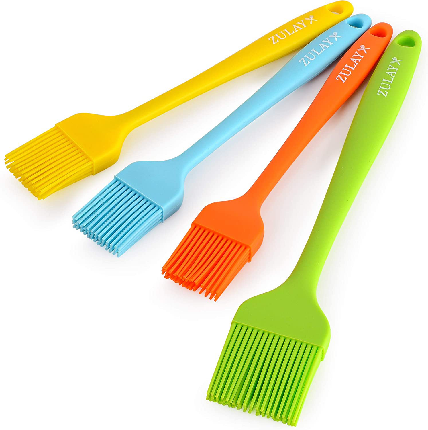 Zulay Kitchen 4 Pieces Assorted Pastry Brush Heat Resistant Silicone ...