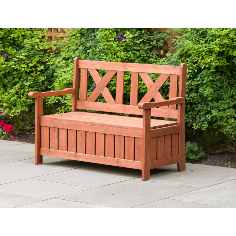 Leisure Season Solid Wood Storage Bench & Reviews | Wayfair