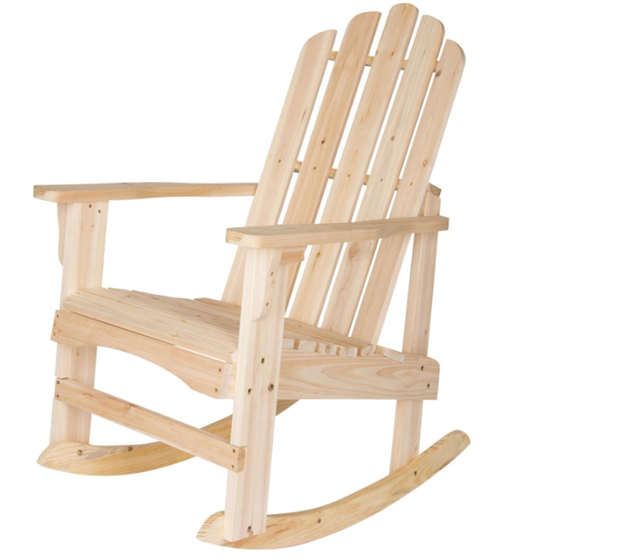 Highland Dunes Alliona Solid Wood Rocking Chair | Wayfair