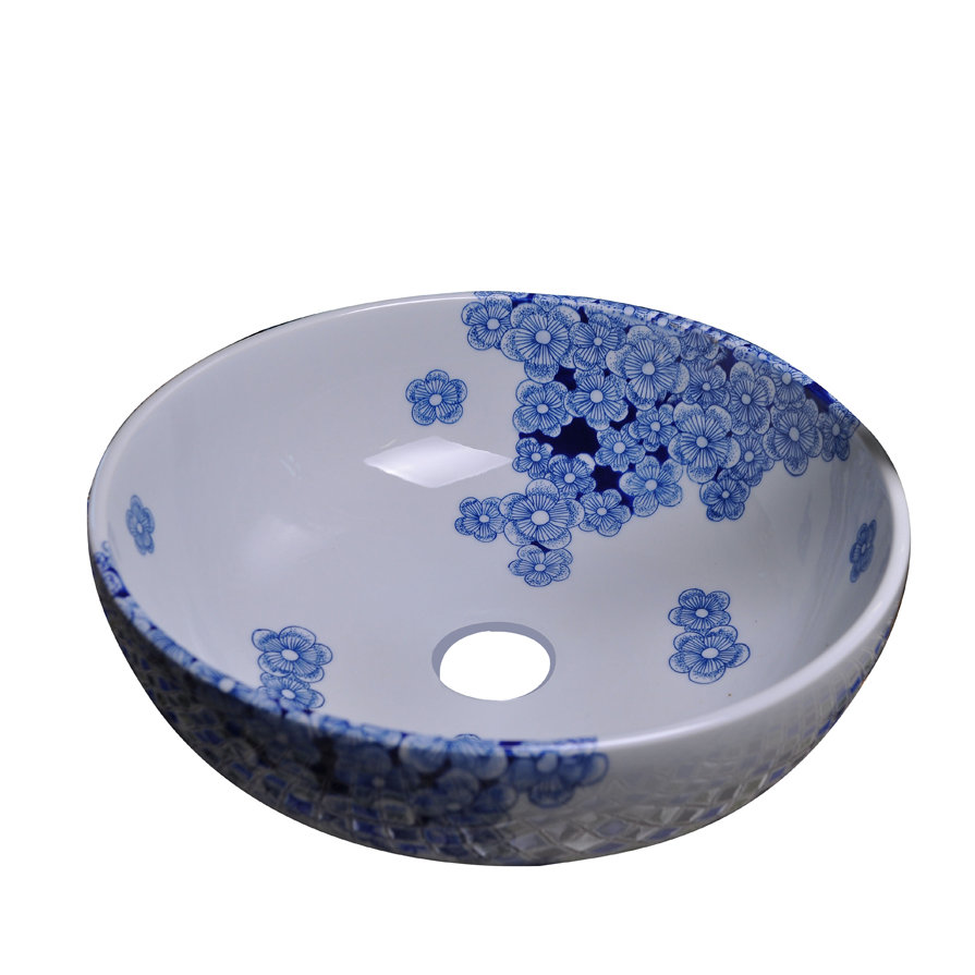 Dawn USA Ceramic Circular Vessel Bathroom Sink & Reviews | Wayfair
