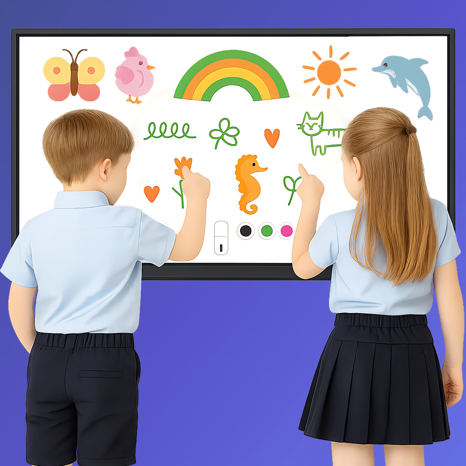 JYXCN Interactive Smart Board 49 Inch, Transform Learning & Meetings ...