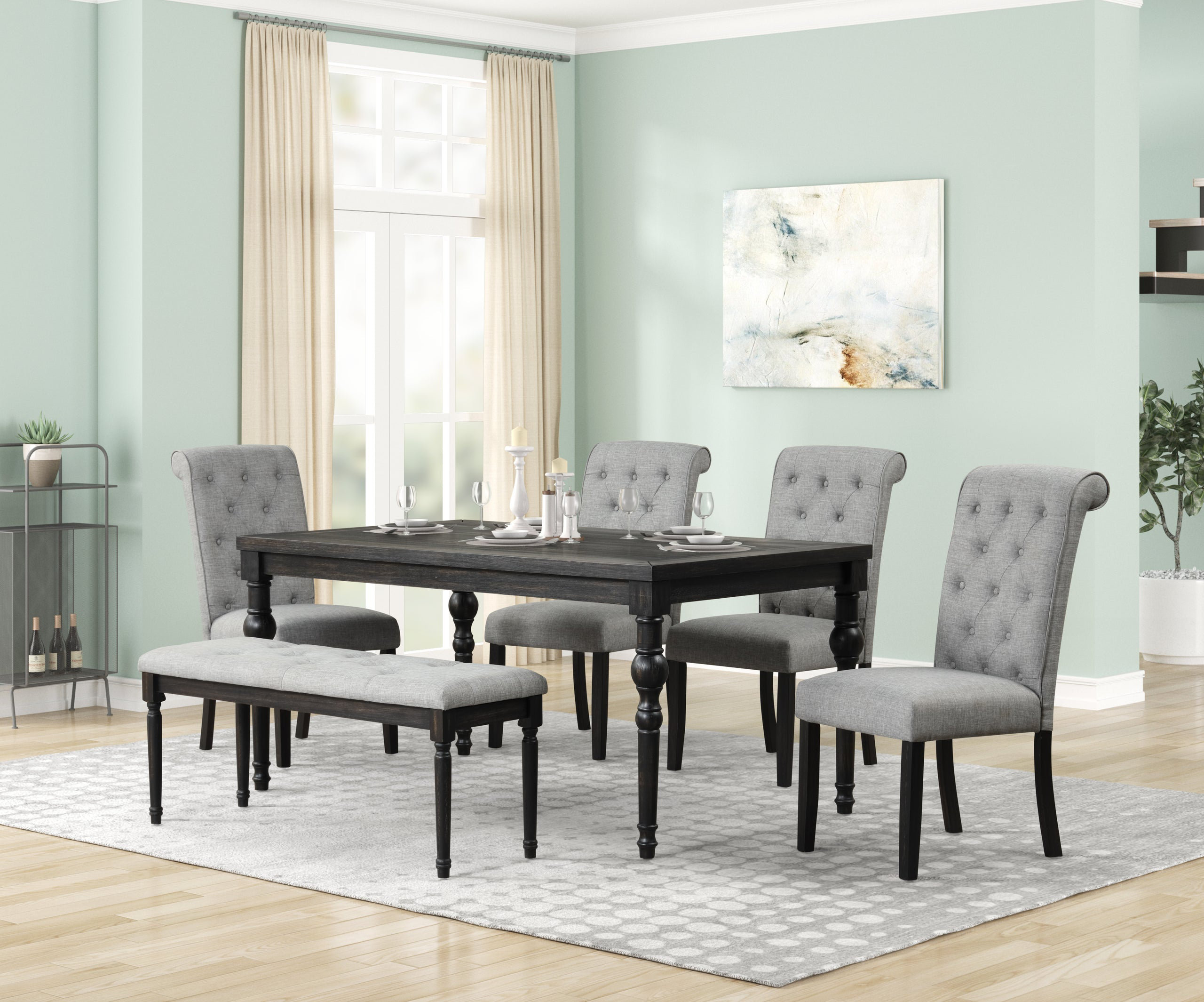 Red Barrel Studio® Darryon Rectangular 66'' L x 42'' W Dining Set | Wayfair