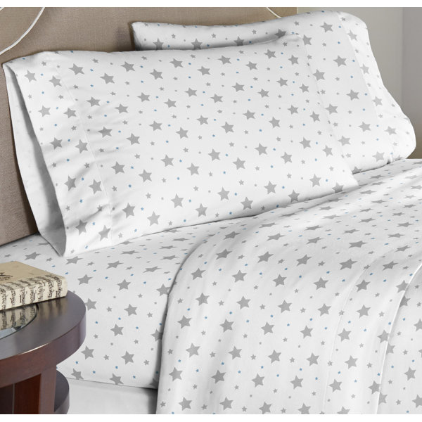 Pointehaven 180 GSM Cotton Flannel Cotton Flannel Duvet Cover Set | Wayfair