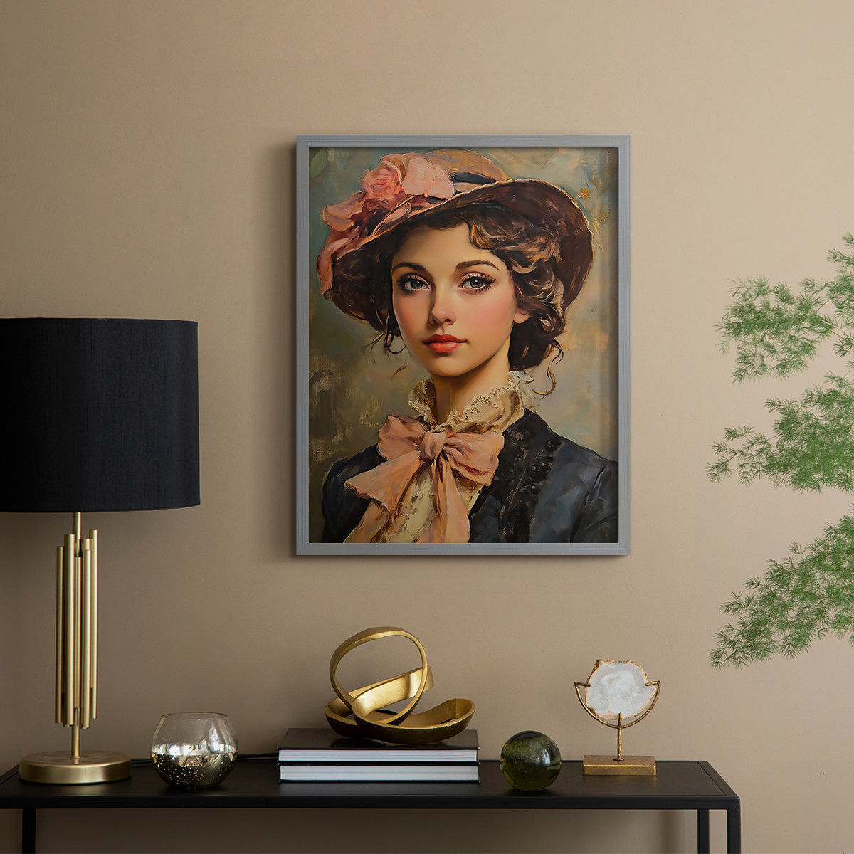 Winston Porter WOMEN Series CLXVI Framed Print - Solid Wood | Wayfair