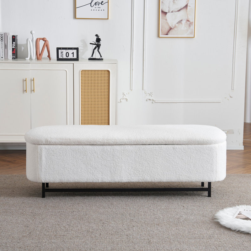Astoria Grand Elegant bench with spacious storage features | Wayfair
