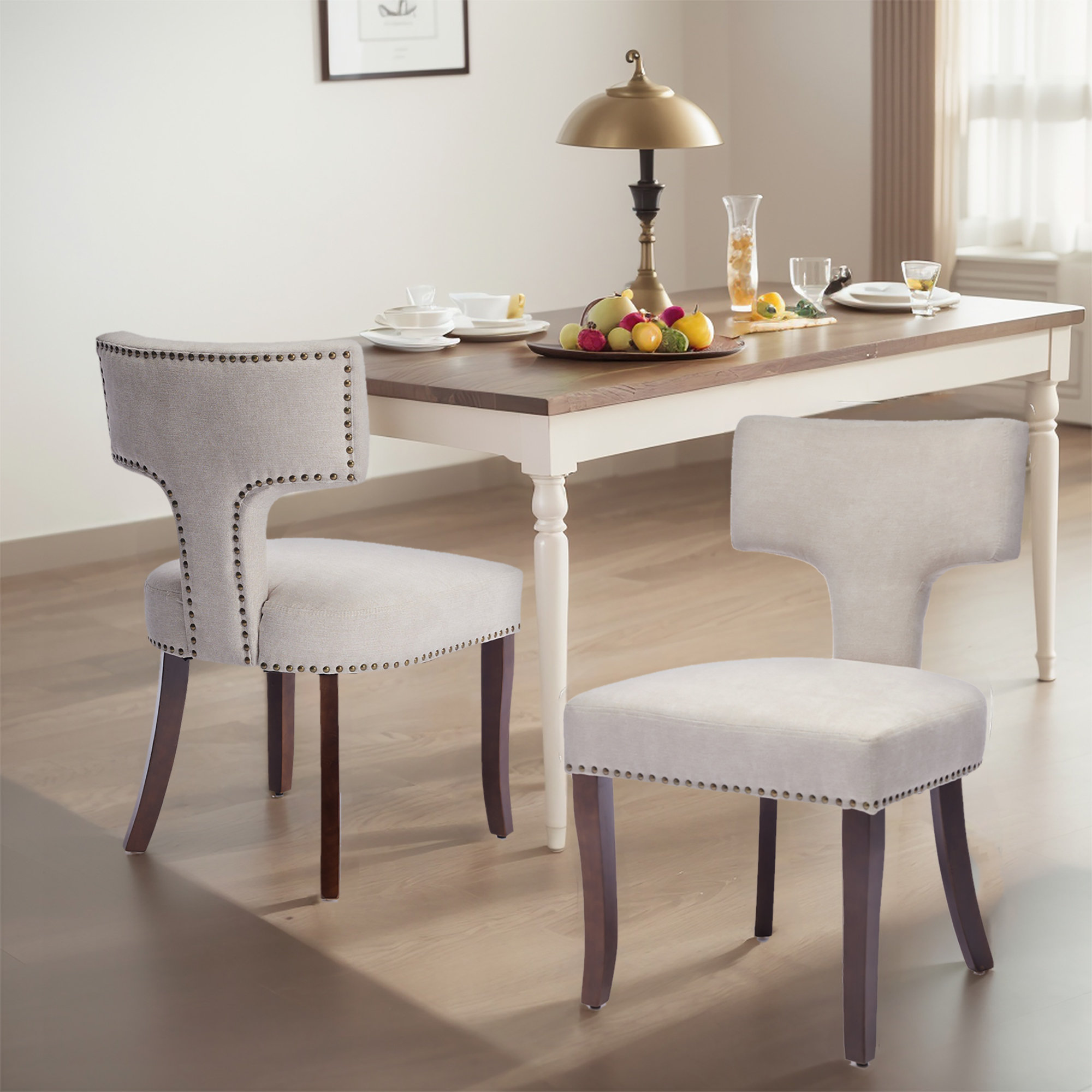 Lark Manor™ Modern Fabric Upholstered Dining Side Chair (Set Of 2 ...