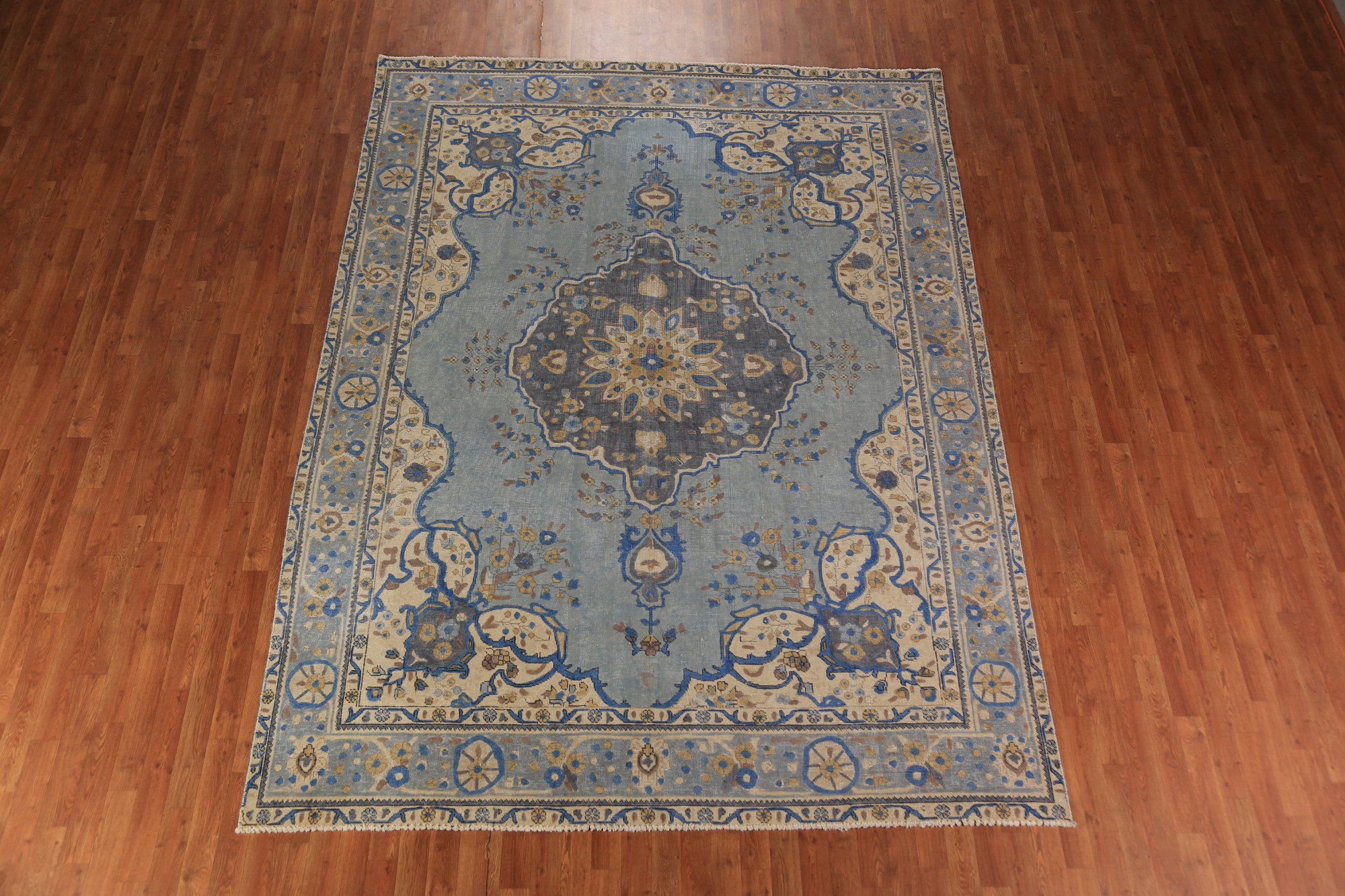 Bloomsbury Market Light Blue Handmade Traditional Area Rug 8x11 | Wayfair