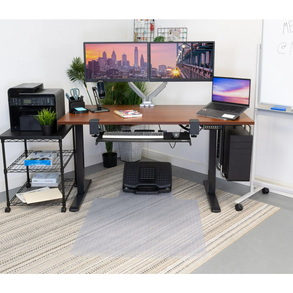 Mount it Adjustable Metal Base Standing Desk | Wayfair