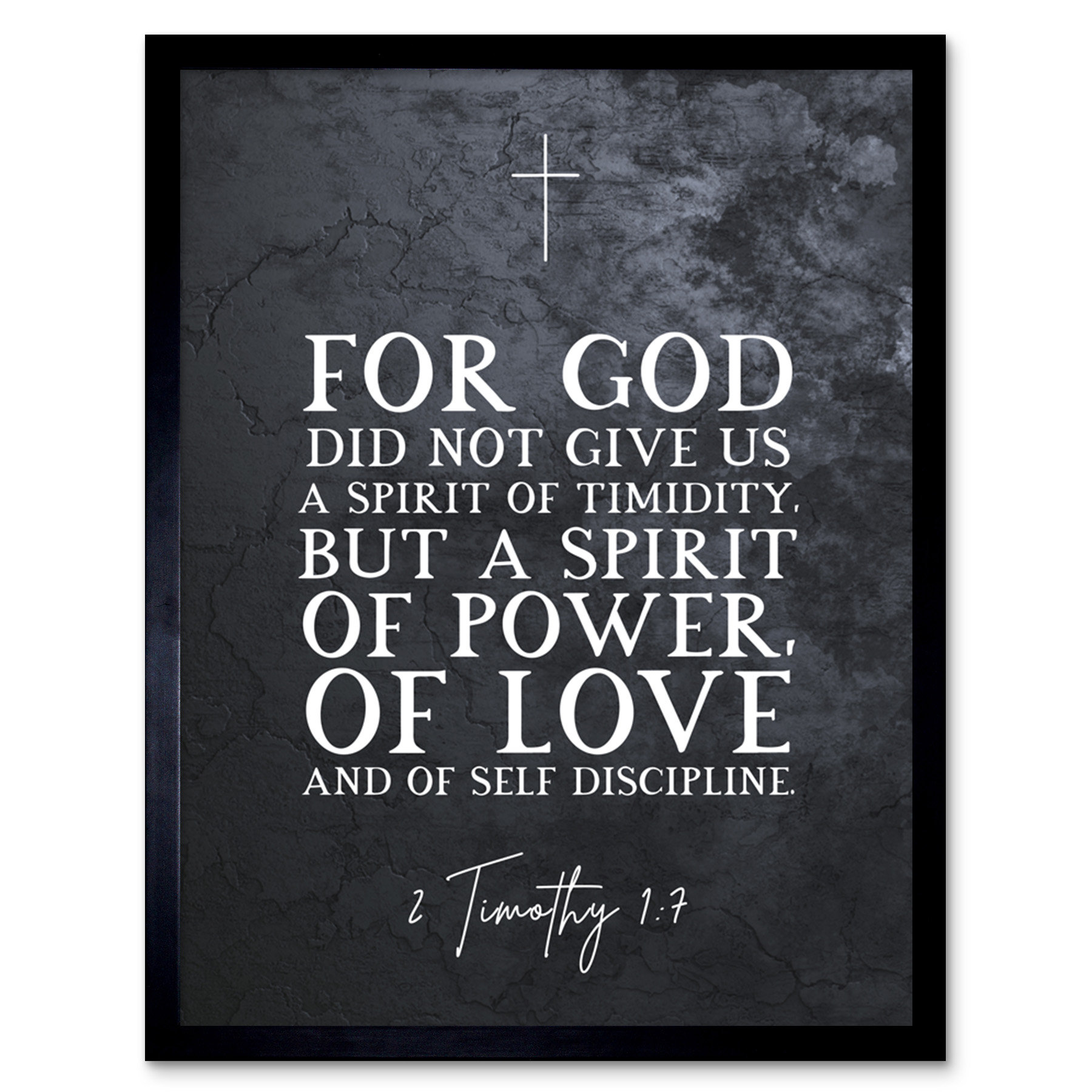 Happy Larry 2 Timothy 1:7 Spirit Of Power, Love And Of Self Discipline ...