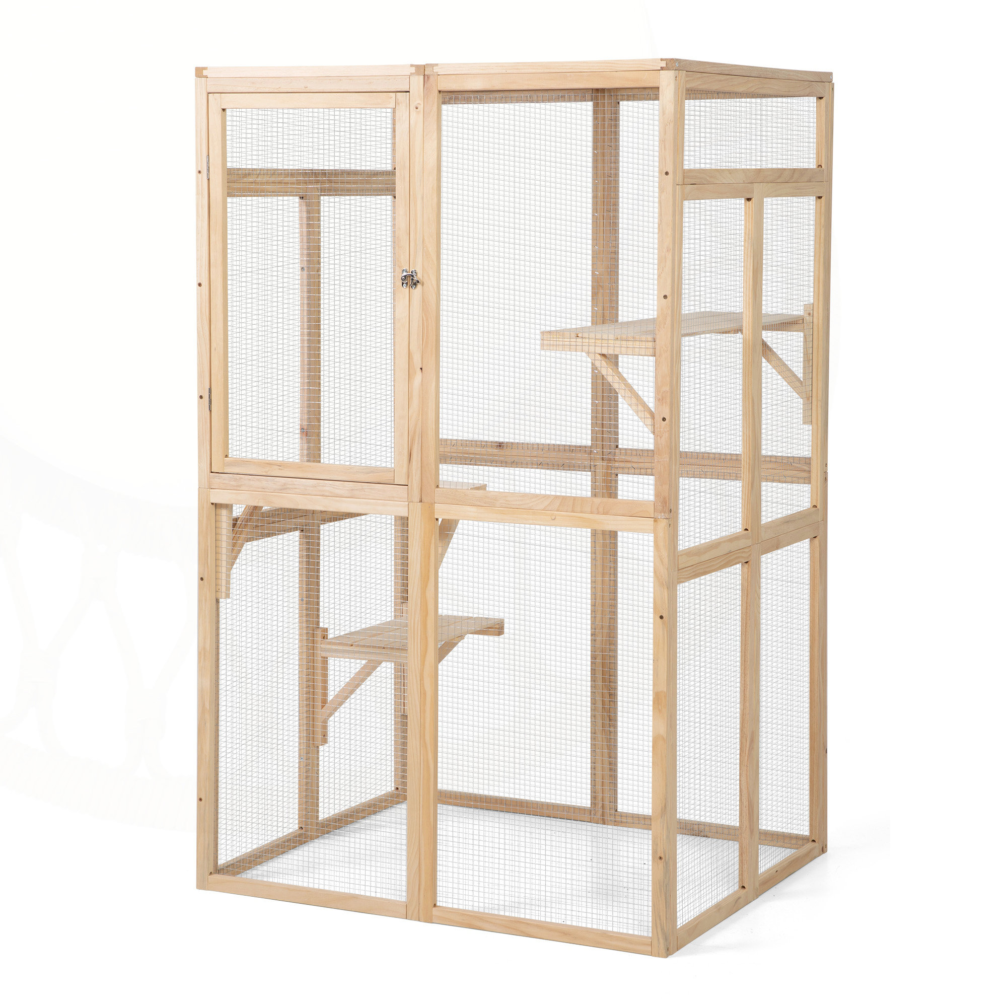 Tucker Murphy Pet™ Outstanding Outdoor Cat Enclosure with Multiple ...