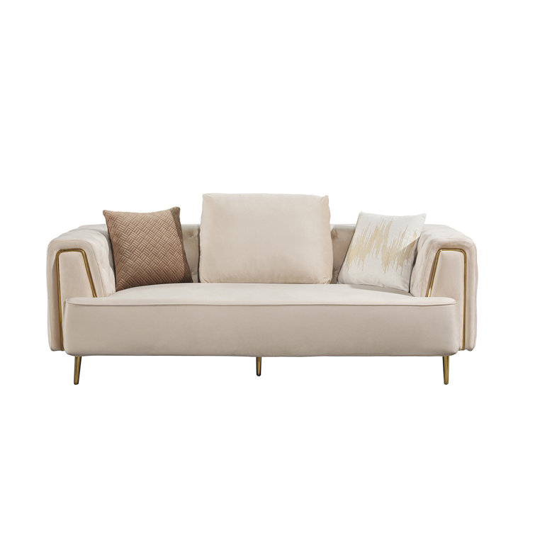 Orren Ellis 3 - Piece Velvet Living Room Set | Wayfair