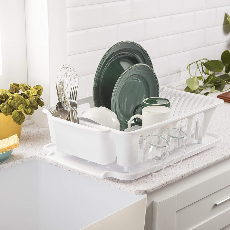 AKLOV Plastic Dish Rack | Wayfair
