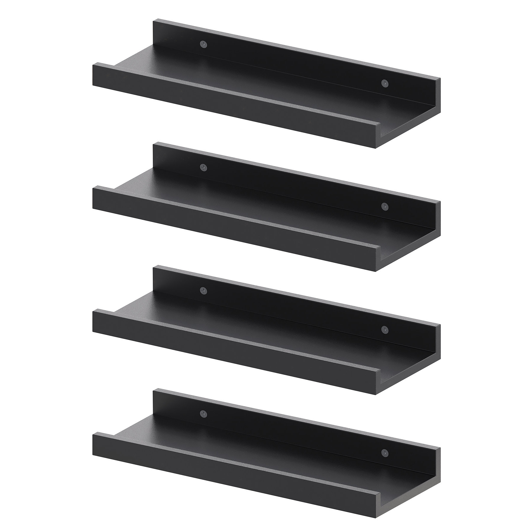 Millwood Pines 4 Piece Floating Shelf & Reviews | Wayfair