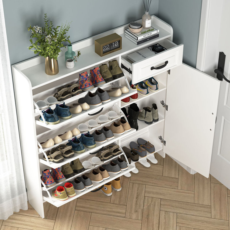 Wildon Home® 20 Pair Flip Down Shoe Storage | Wayfair