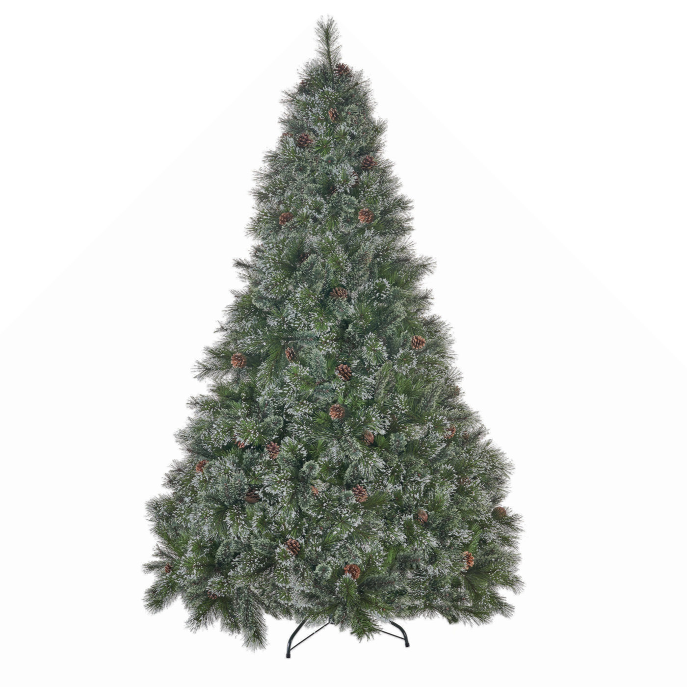 Red Barrel Studio® 7' Faux Cashmere And Snow Bristle Mixed Tree With 75 ...