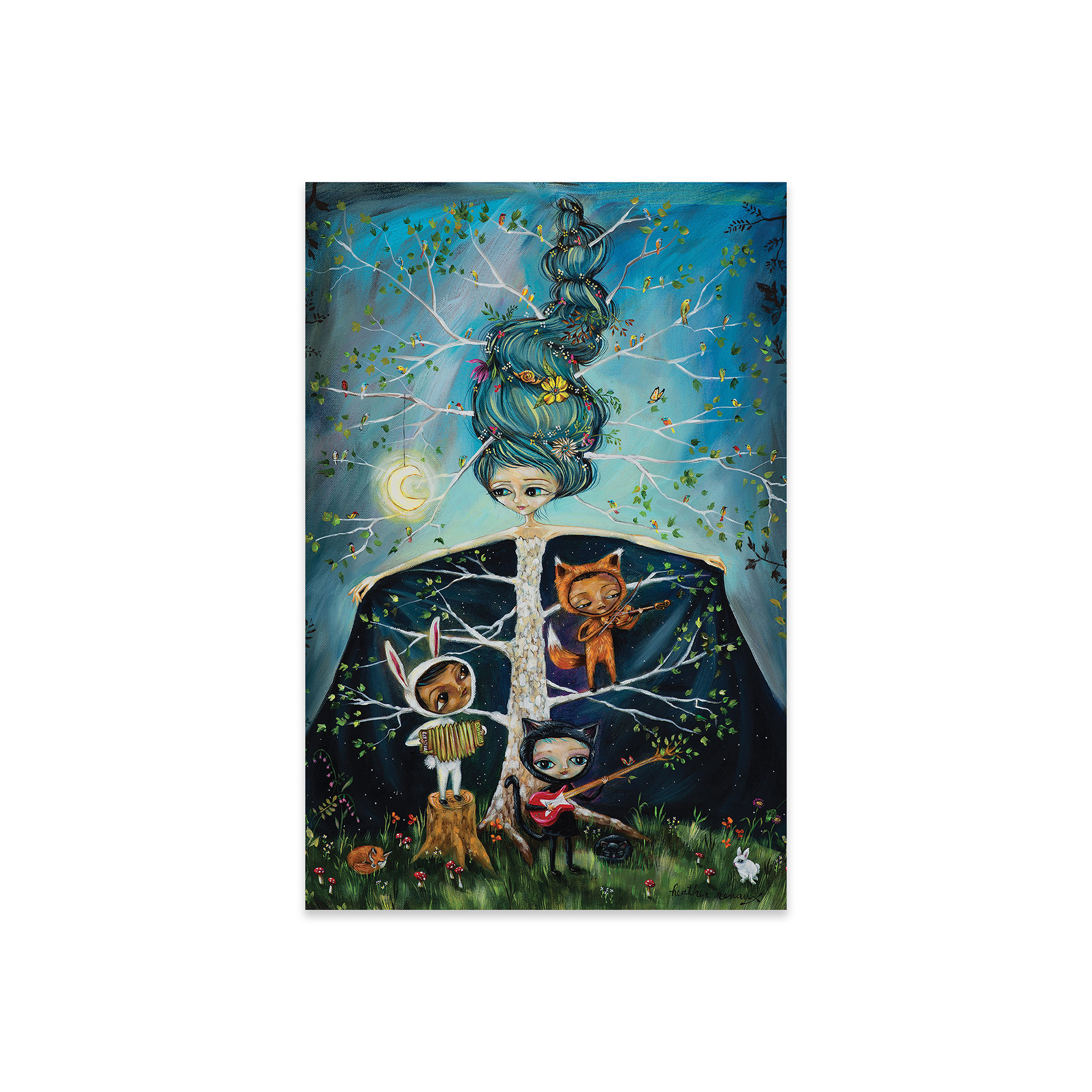 Trinx The Ghost Tree Band Print On Acrylic Glass - Wayfair Canada