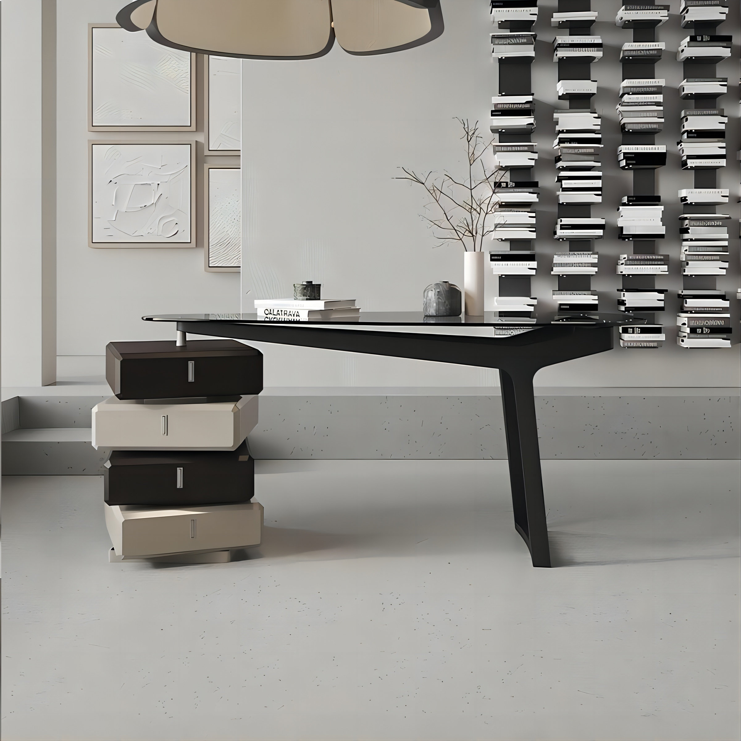 Recon Furniture Triangle Writing Desk | Wayfair