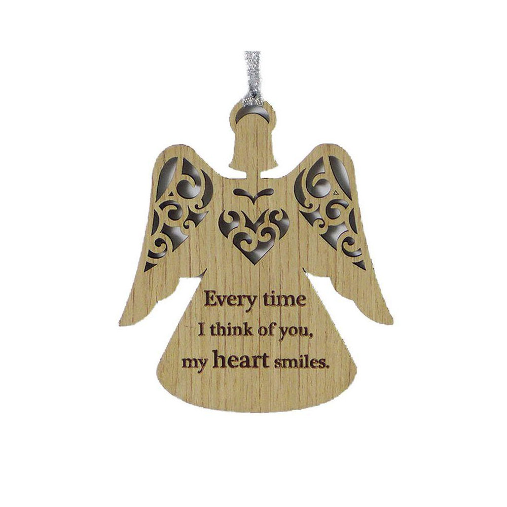 The Holiday Aisle® Angel Thinking Of You Hanging Figurine Ornament ...