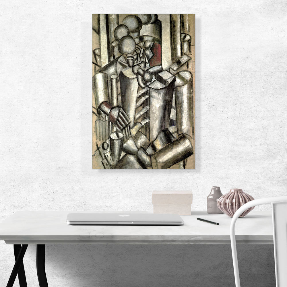 ARTCANVAS Soldier With A Pipe 1916 Canvas Art Print By Fernand Leger | Wayfair