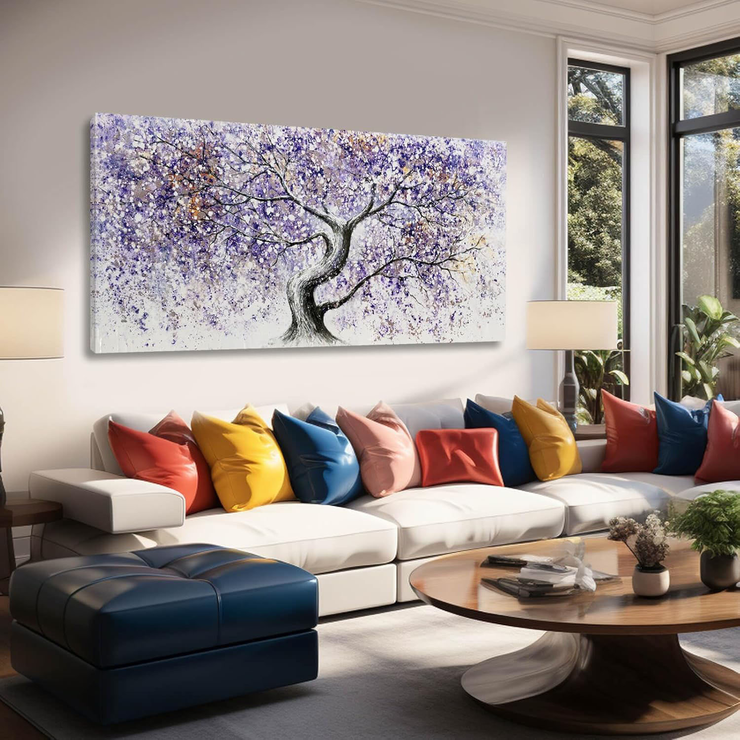 Winston Porter Tree Decorative Painting Canvas Print 24"X48 ...