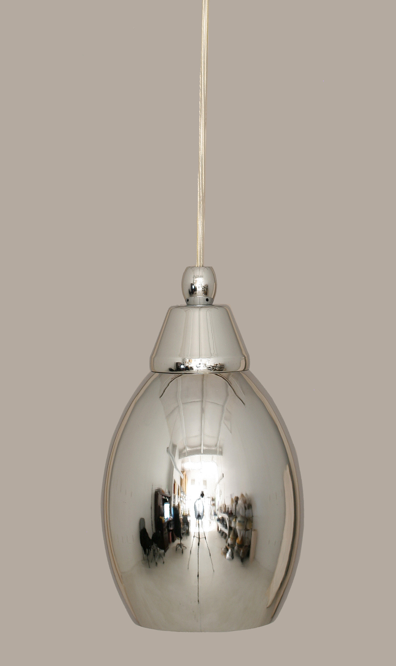 Red Barrel Studio® Cord Hung Mini Pendant With 5” Oval Metal Shade ...