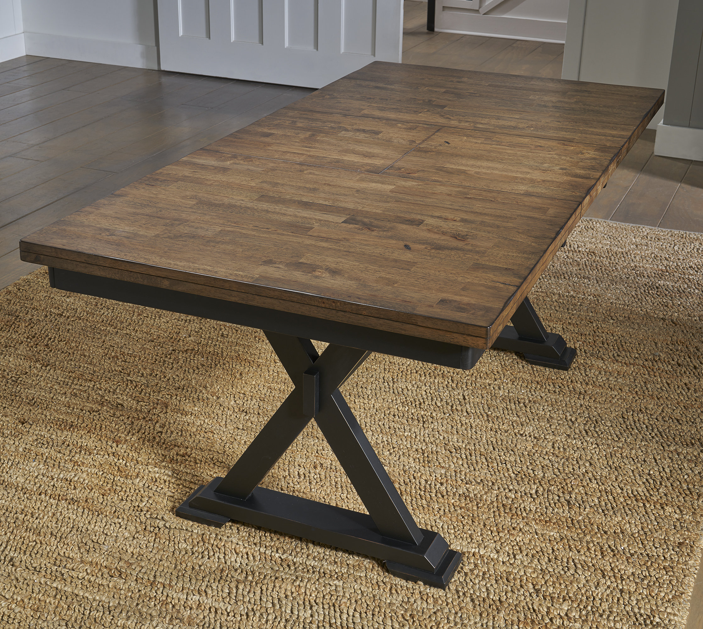 Laurel Foundry Modern Farmhouse® Suki Butterfly Leaf Rubberwood Solid ...