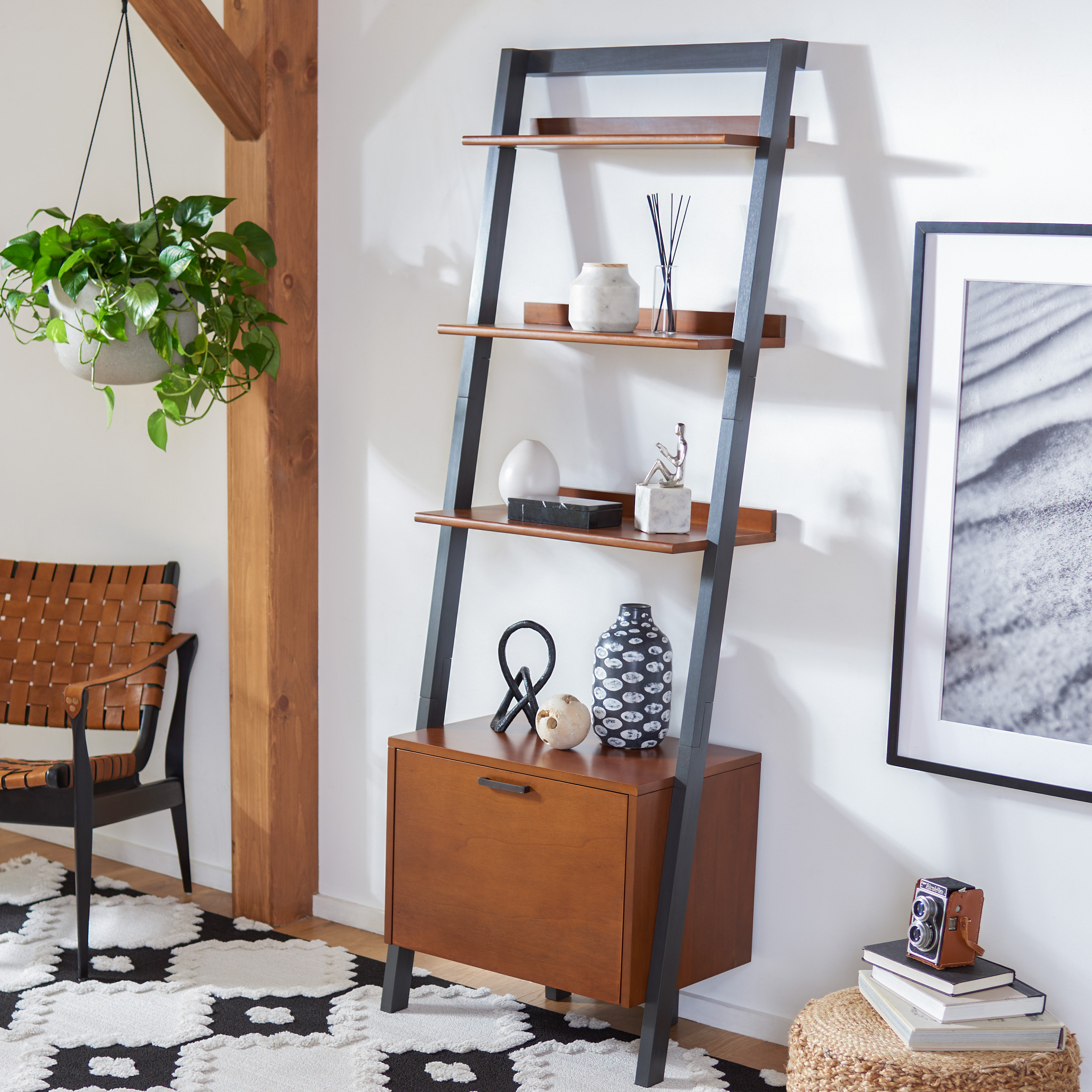 Latitude Run® Dametrice Solid Wood Ladder Bookcase & Reviews | Wayfair