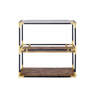 Mercer41 Yuma 33.99'' Glass Top Console Table | Wayfair