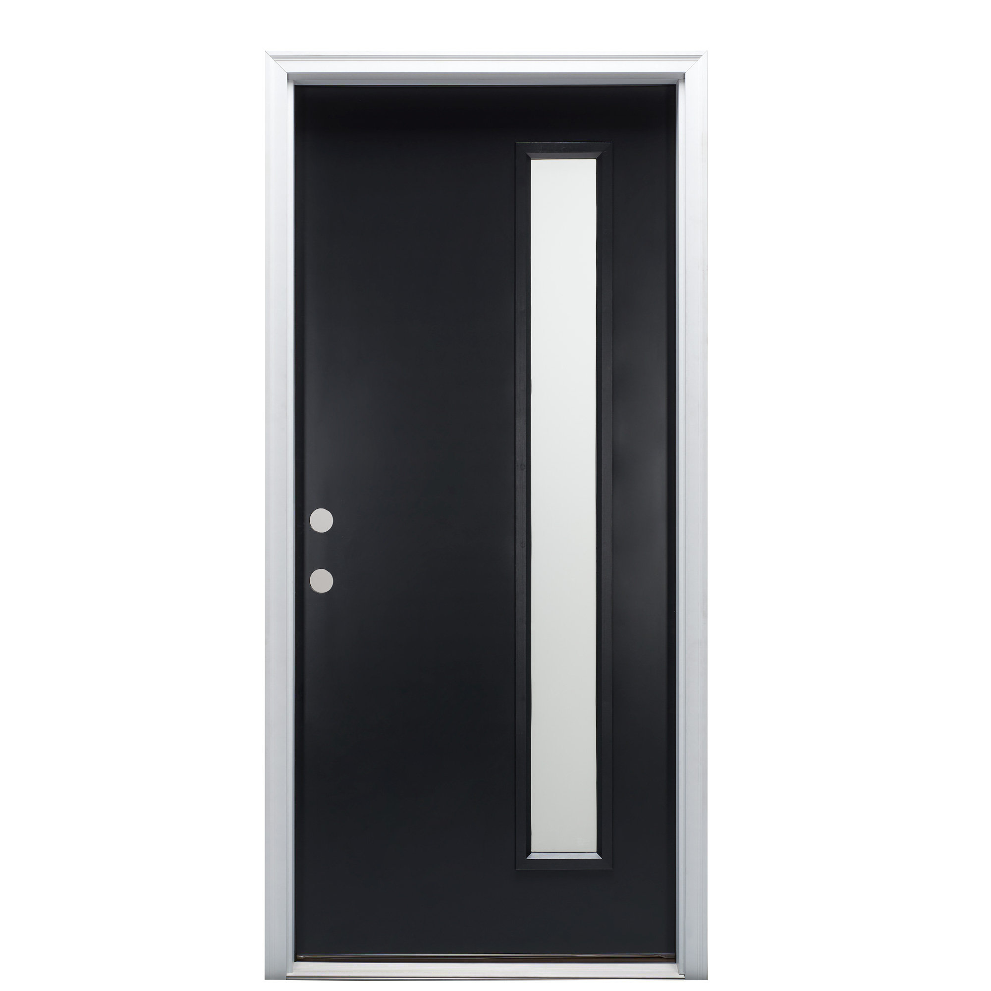 MMI DOOR Spotlight Smooth Fiberglass Prehung Front Entry Door & Reviews ...