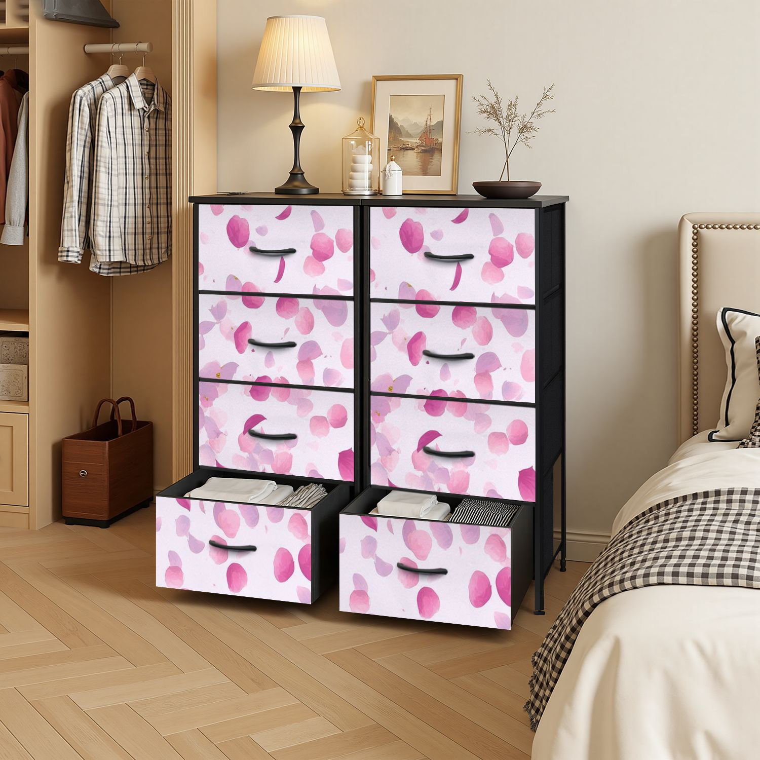 Dakota Fields 4 Drawer Vertical Storage Dresser Handmade decorative ...