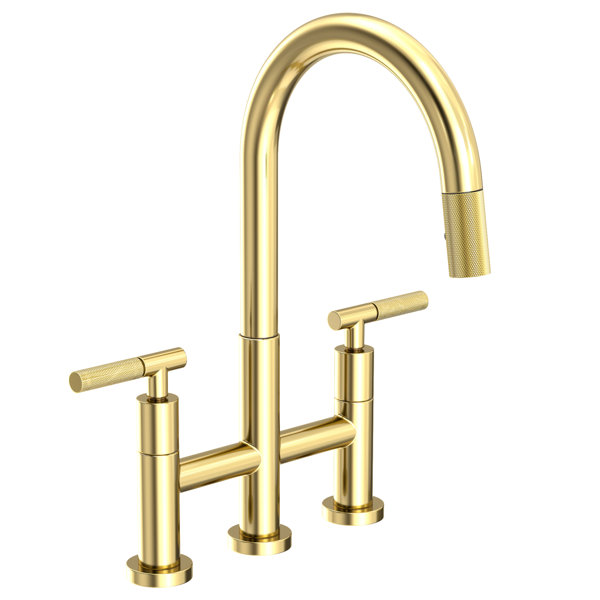 Newport Brass Muncy Pull Down Kitchen Bridge Faucet | Wayfair
