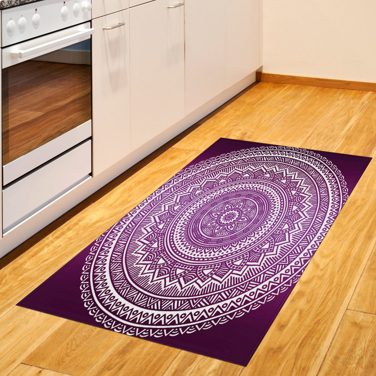 East Urban Home Hippie High Density Long Fiber Poly Threads Decorative ...