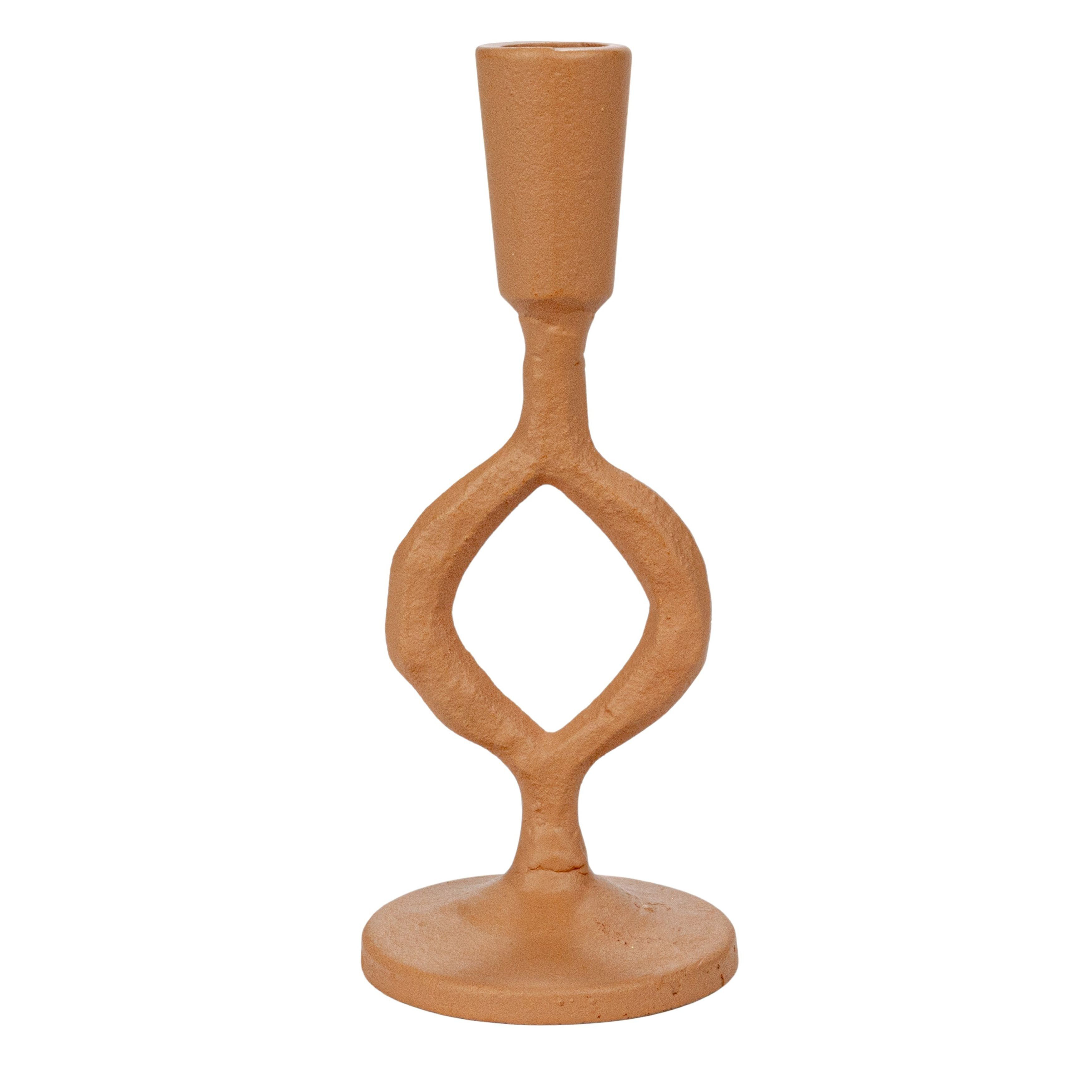Union Rustic 7.625" H Cast Iron Tabletop Candlestick | Wayfair