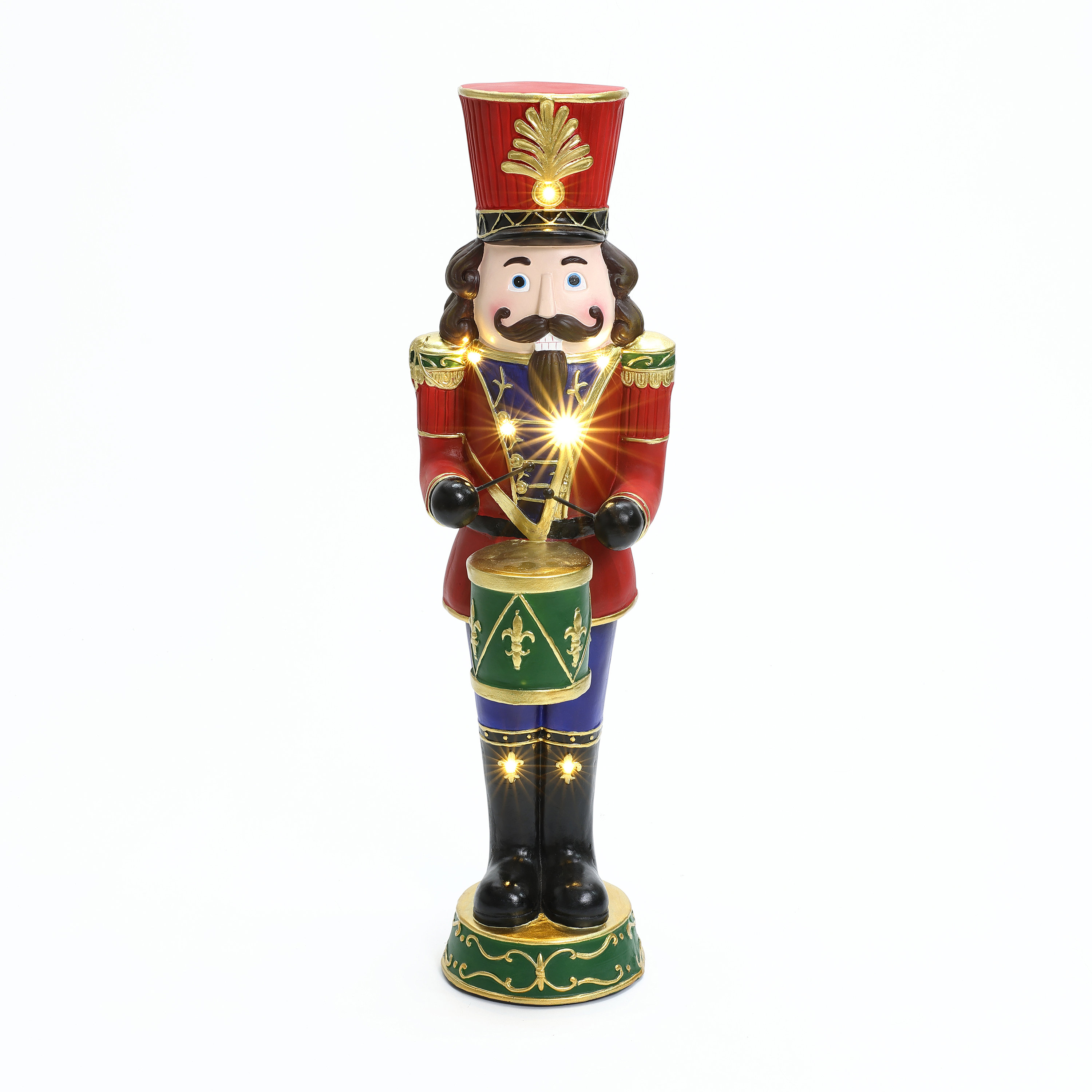 The Holiday Aisle® Traditional Nutcracker Drummer Soldier Holiday ...