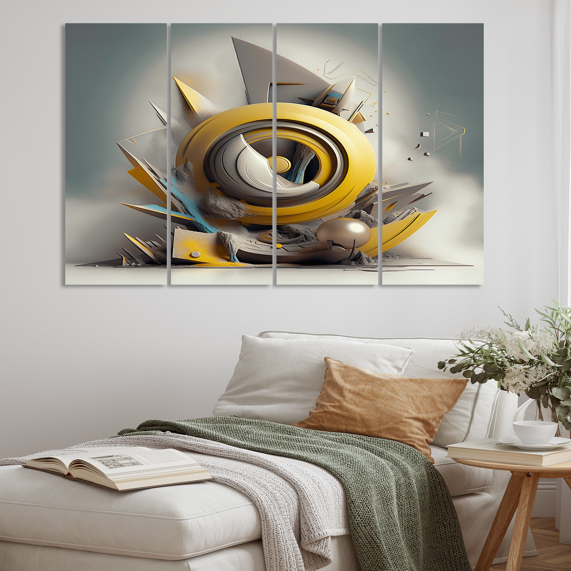 Ebern Designs Visionary Dance Of God 3D Wave Sphere I - Abstract ...