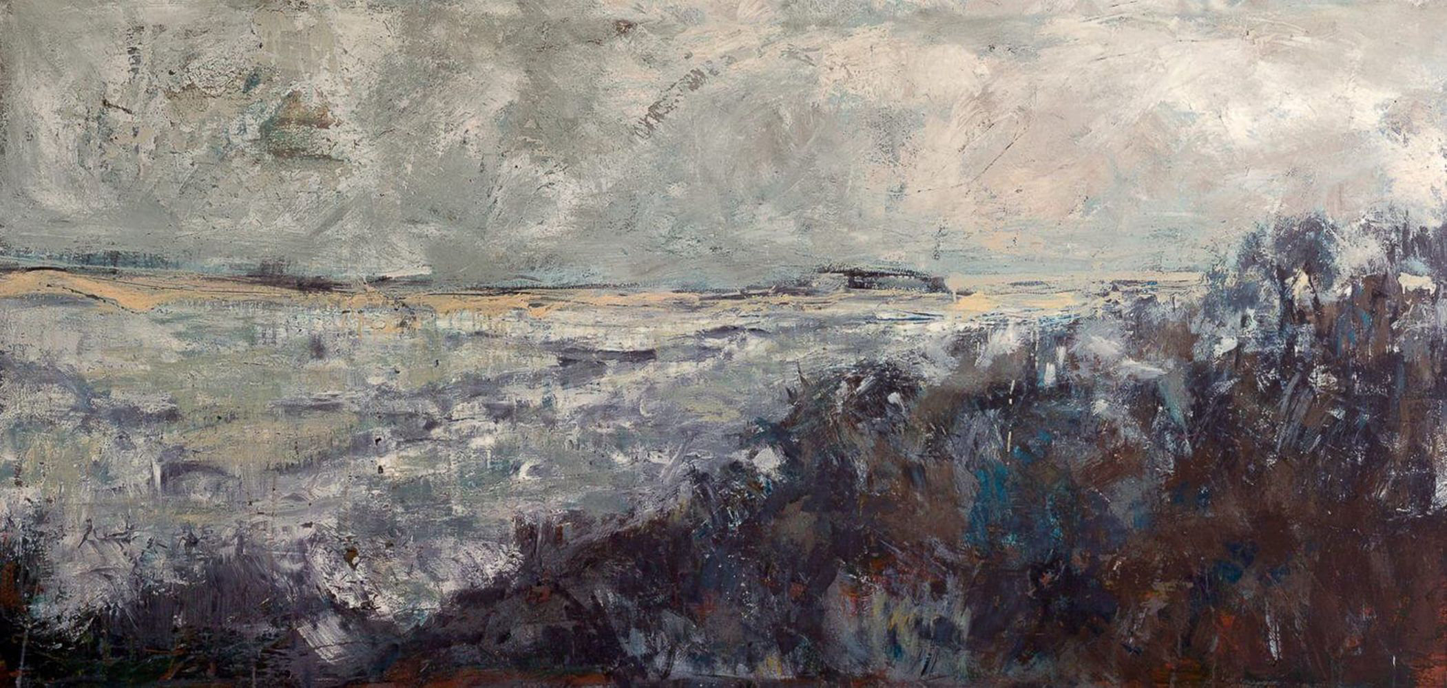 John Beard Collection Stormy by John Beard - Artist Enhanced Canvas ...