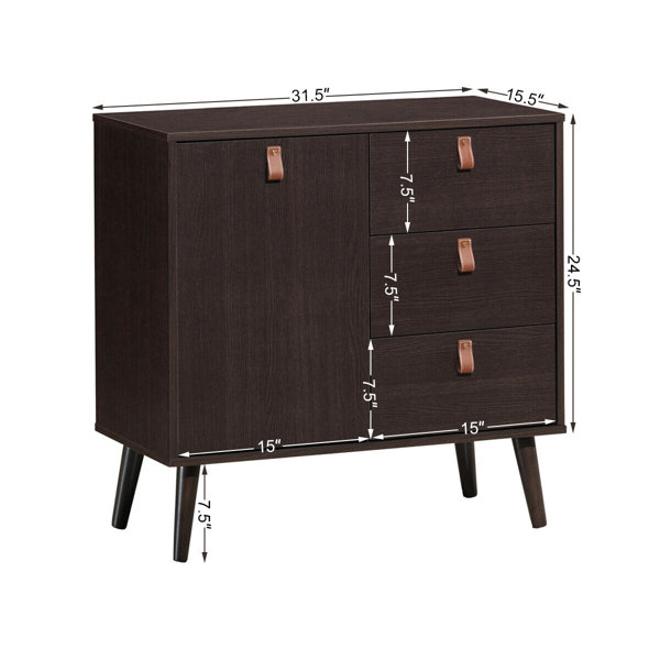 Ebern Designs Barrow 32" Wide 3 Drawer Server & Reviews | Wayfair