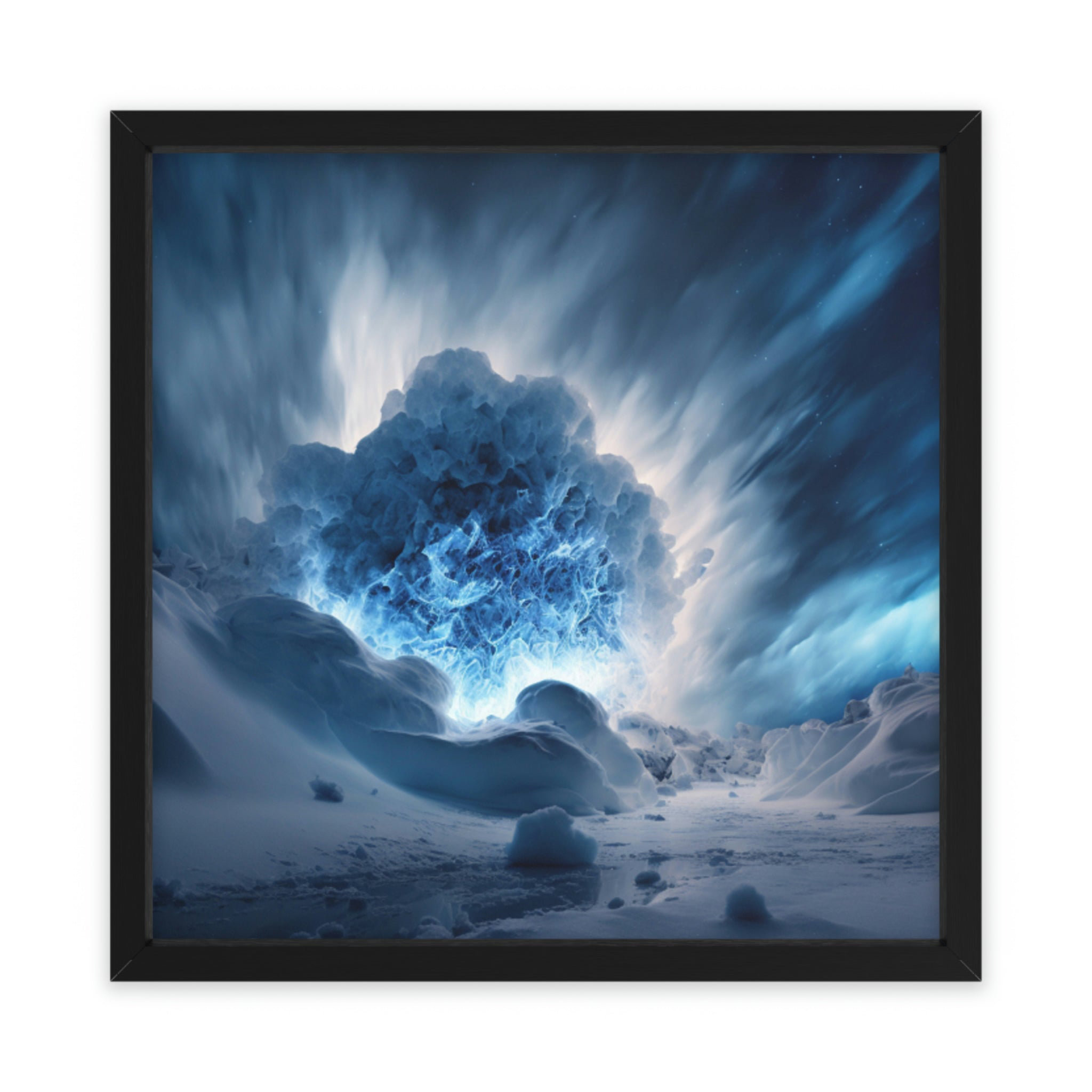 East Urban Home Arctic Galaxy - Picture Frame Illustration | Wayfair