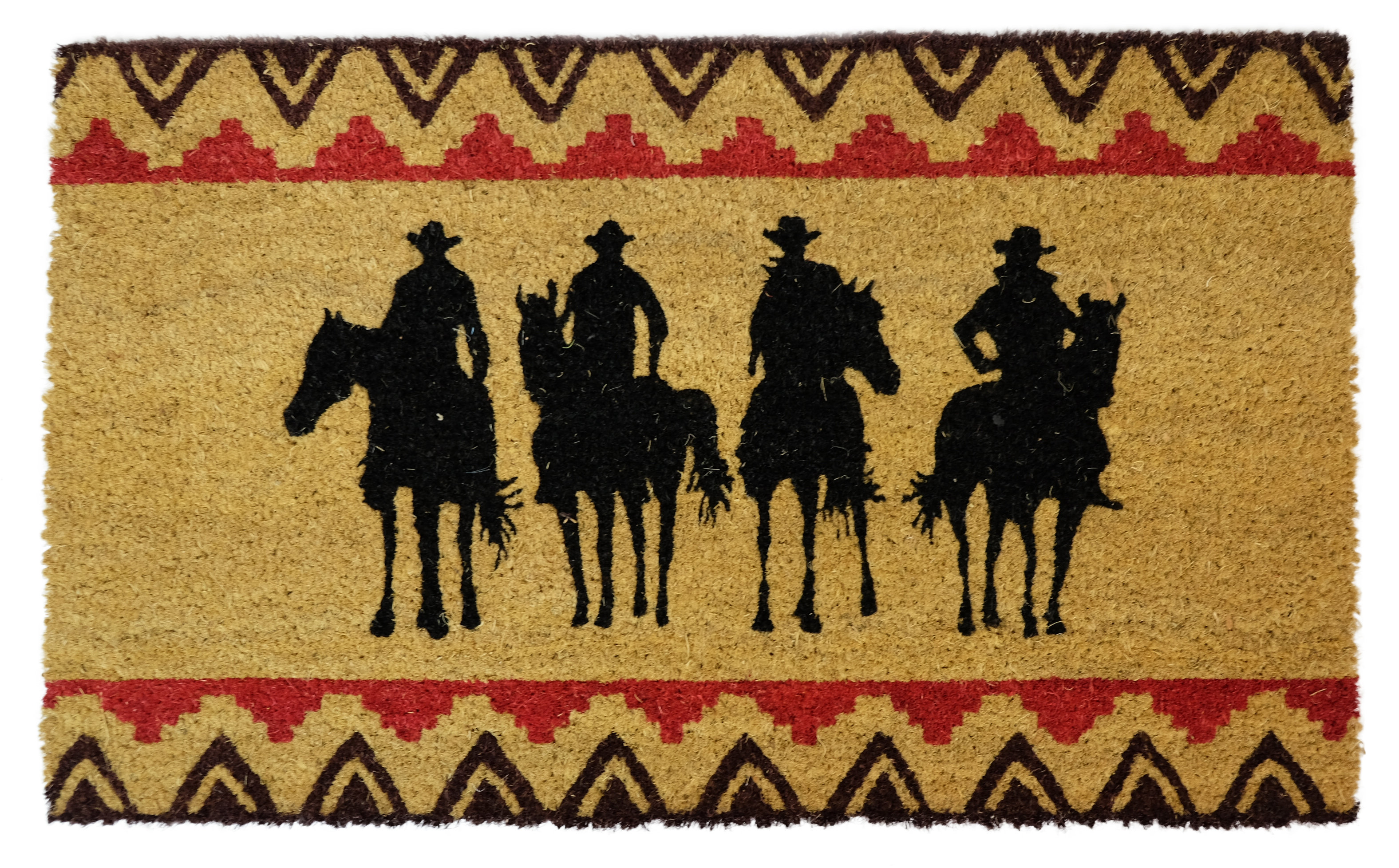 Foundry Select A Dream of the West Cowboy Westward Riders Coir 30" x 18 ...