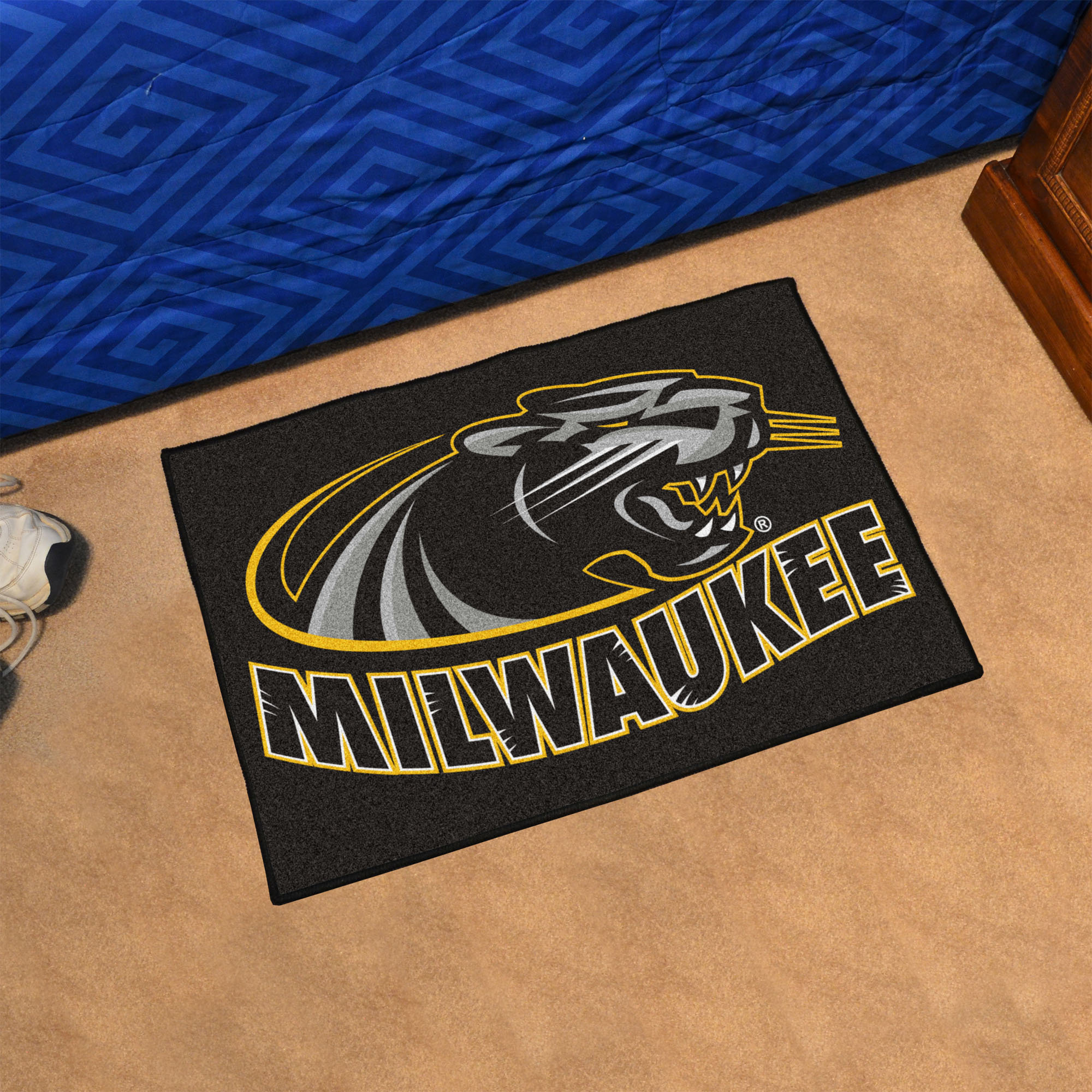FANMATS University of Wisconsin-Milwaukee Non-Slip Indoor Door Mat ...
