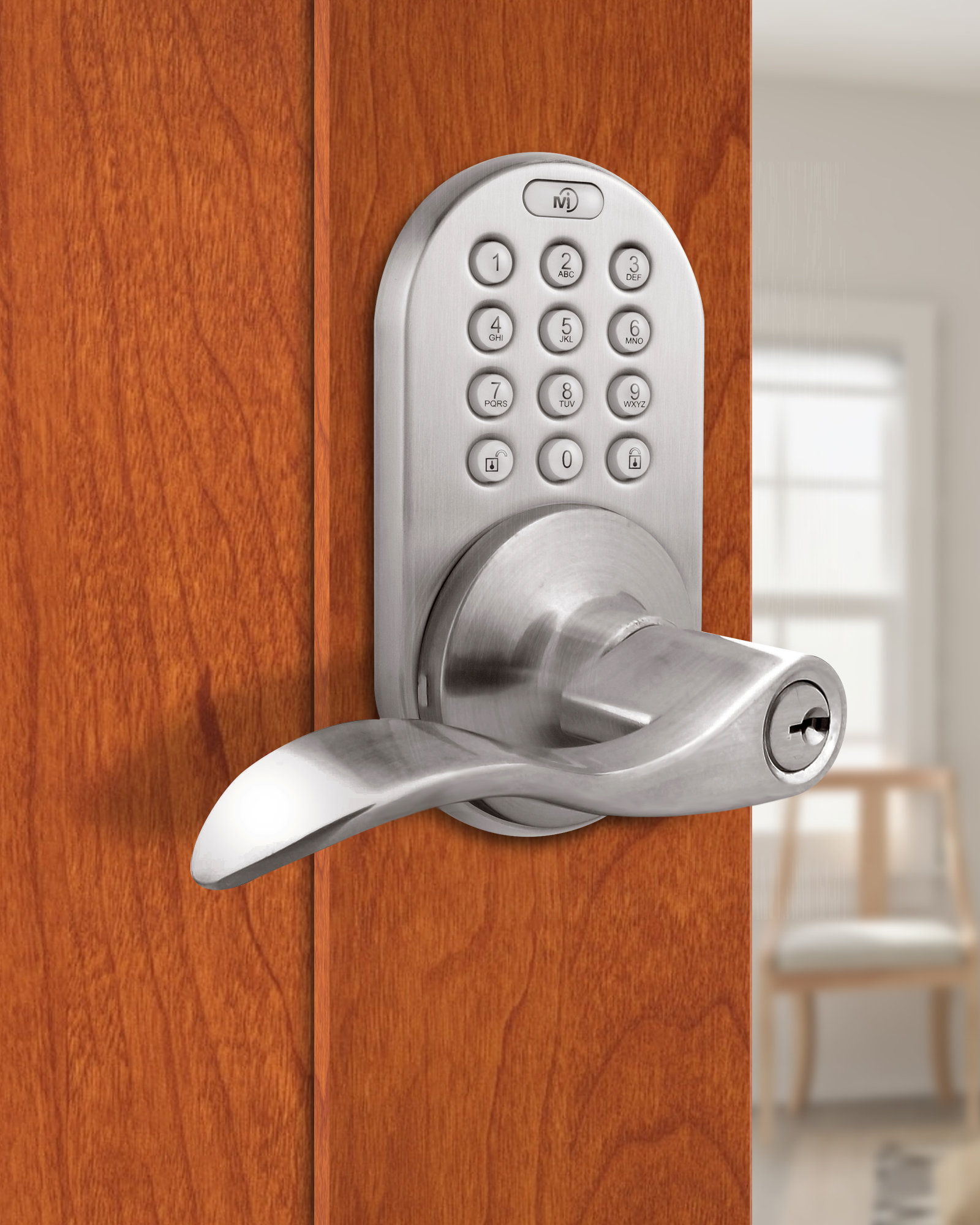 Milocks Electronic Door Lever & Reviews | Wayfair
