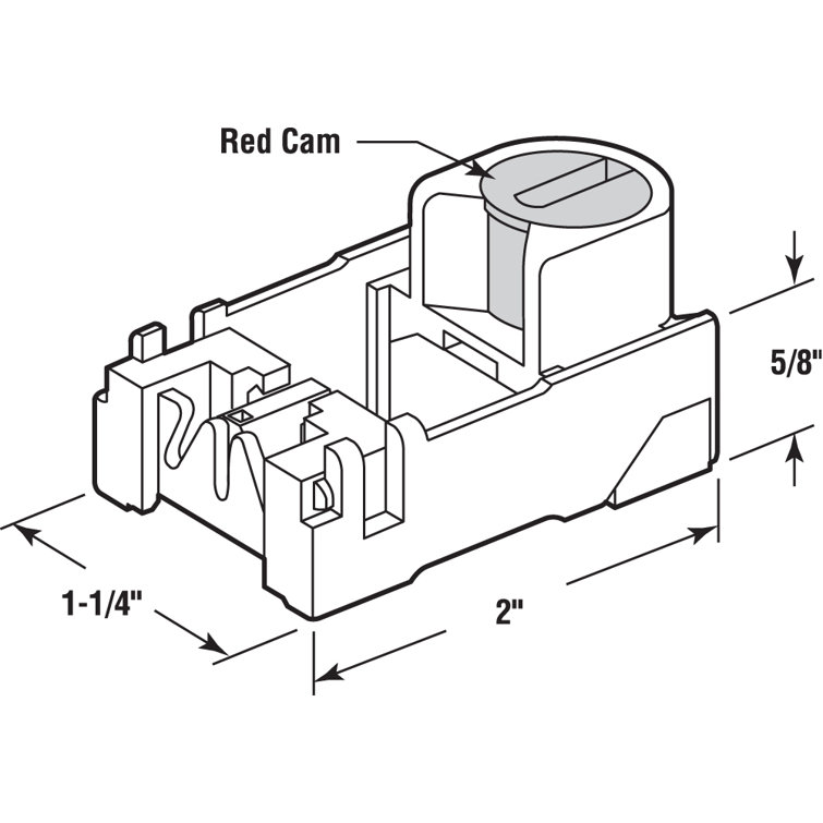 Prime-Line Tilt Window Balance Pivot Shoe, 5/8 In. - Wayfair Canada