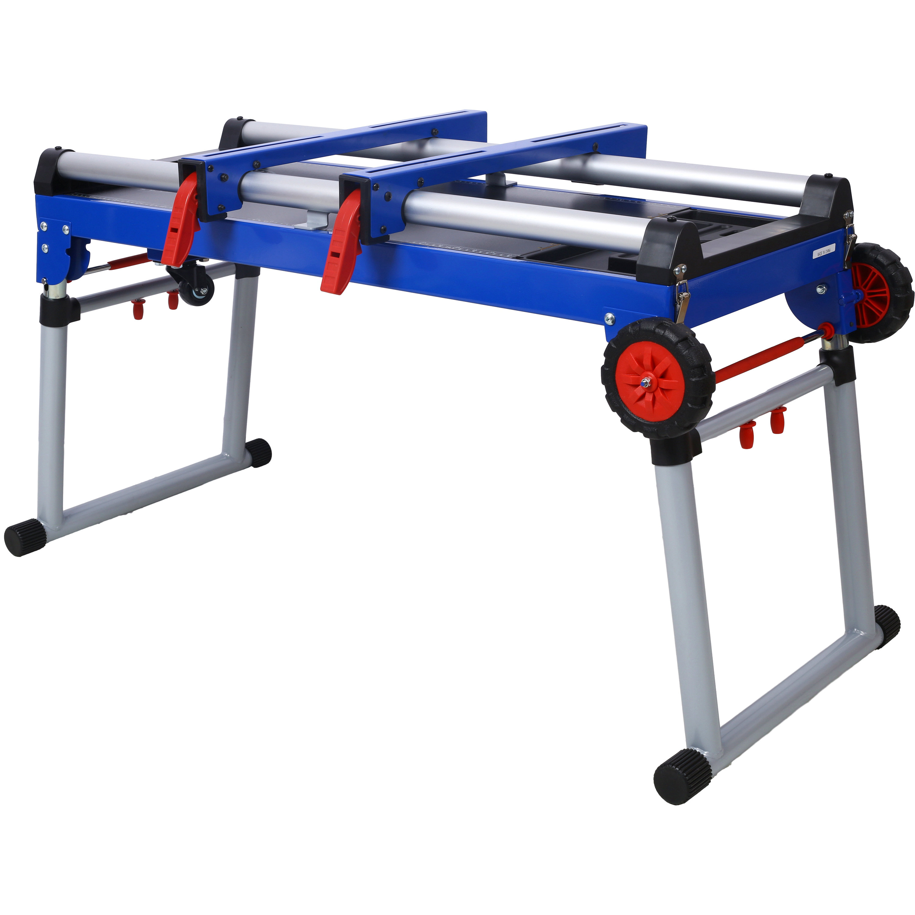 SHANRUGUOJI Miter Saw Stand, 5-In-1 Portable Workbench, Quick Folding ...