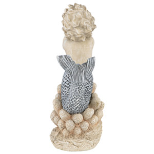 Design Toscano Merboy with Shell Garden Statue | Wayfair