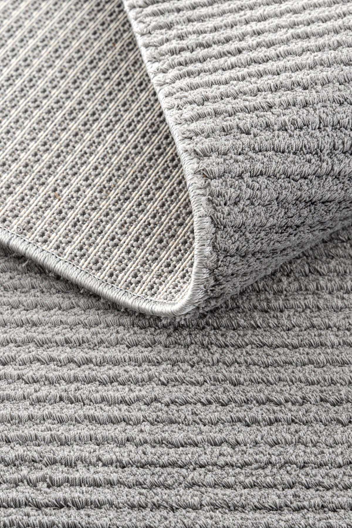 Ebern Designs Grey Plain Area Rug, Machine Made using Polypropylene and ...