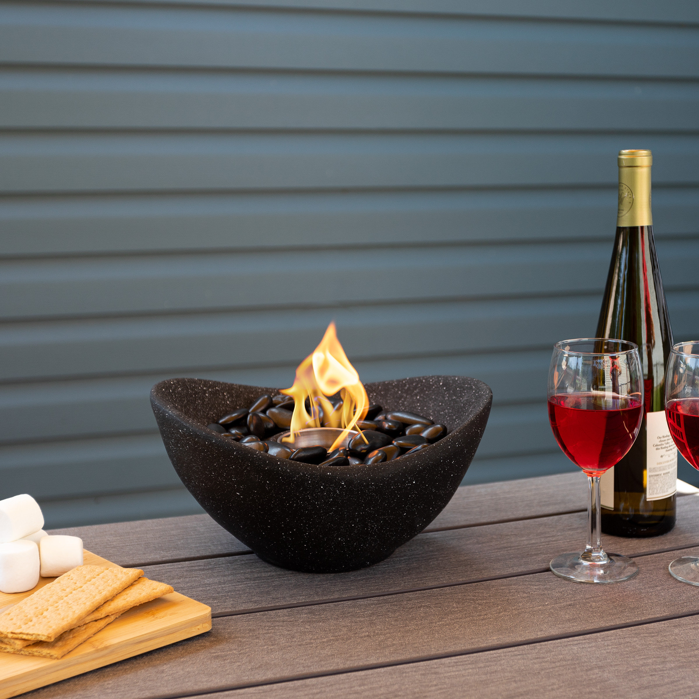 Orren Ellis Alaaya Tabletop Fire Pit- Smokeless Firepit with ...