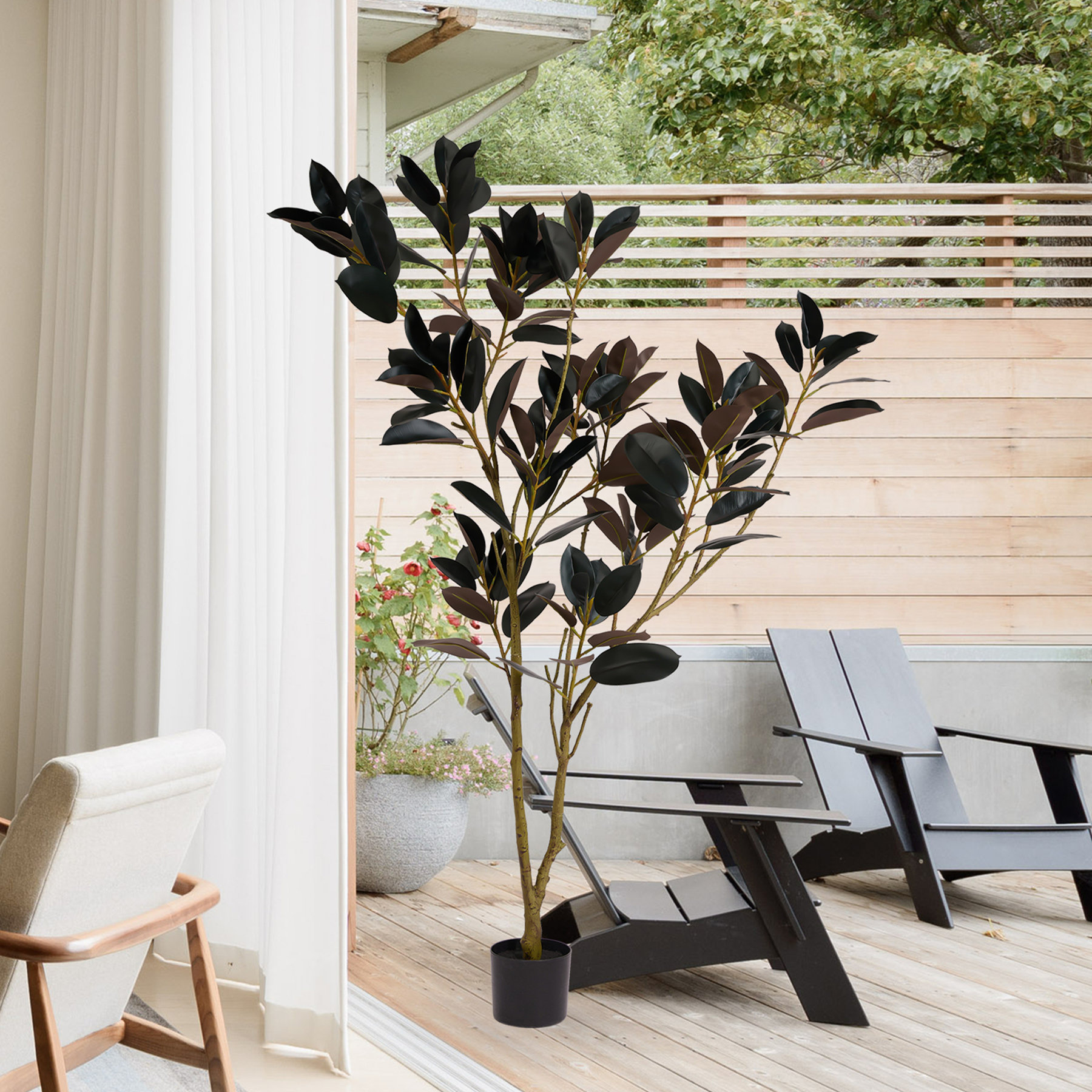 Primrue Tall Iron Tree Bonsai for Home and Office Decor | Wayfair