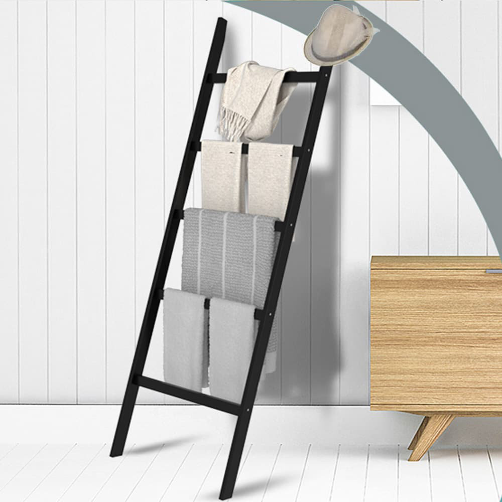 Latitude Run® Carpet Ladder, Non-Slip Structure Blanket Rack ...