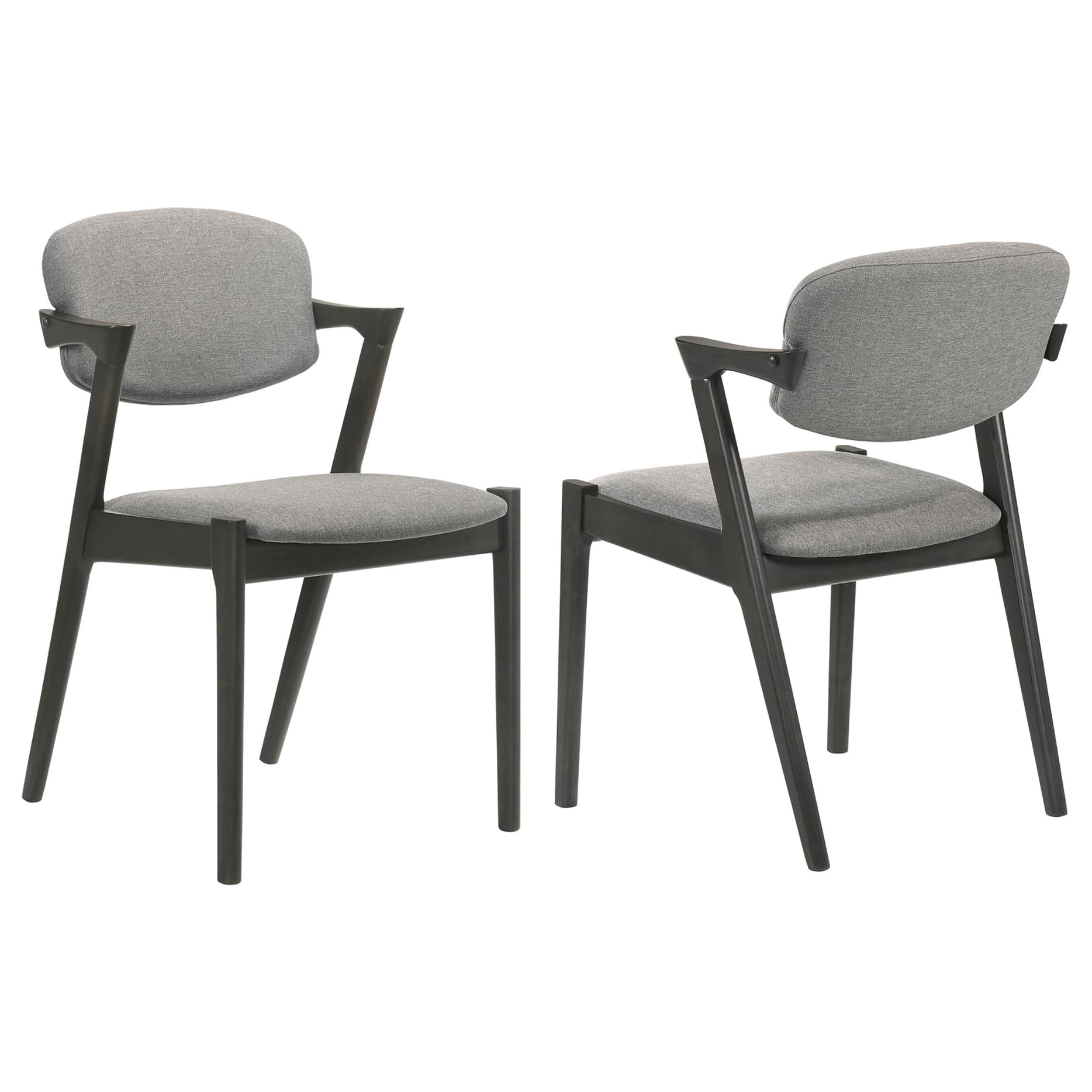 Corrigan Studio® Of 2 Mid-century Modern Dining Chairs - Comfortable ...